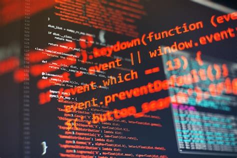 Premium Photo Programming Code Screen Of Software Developer Software Programming Work Time