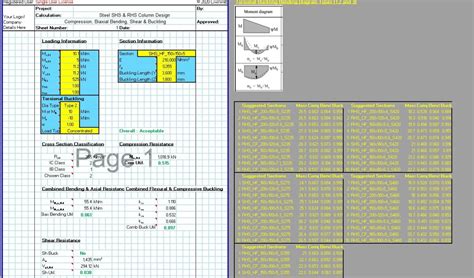 Steel Column Design Spreadsheet Civilweb Spreadsheets