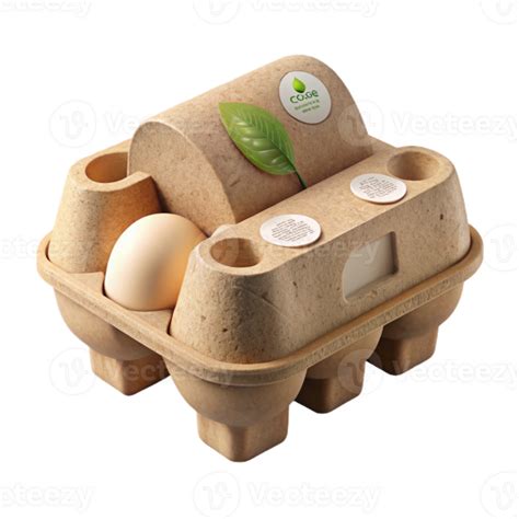 Eco Friendly Egg Carton Sustainable Packaging Design 56092551 Png
