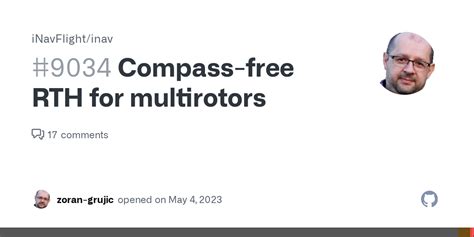 Compass Free Rth For Multirotors · Issue 9034 · Inavflightinav · Github