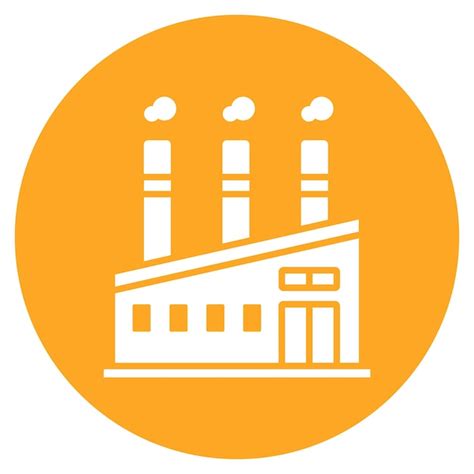 Premium Vector Factory Pollution Vector Illustration Style