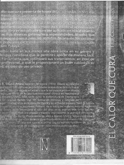 Okyu El Calor Que Cura Moxibustión Mtch Pdf