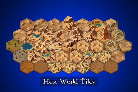 Hex World Tiles 2d Environments Unity Asset Store