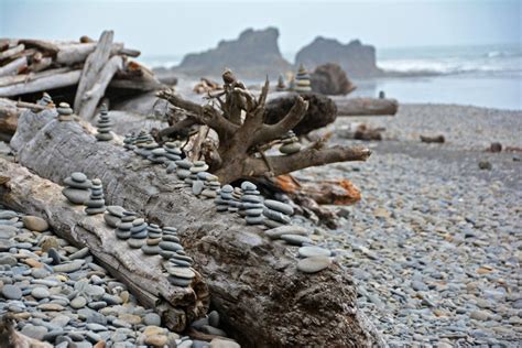 Ruby Beach Sea Stacks And Stacked Rocks