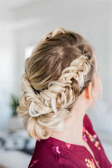 Fishtail Braid Updo Tutorial