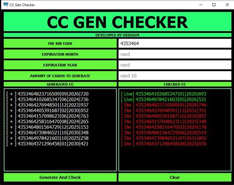 Github Xissam Cc Gen Checker