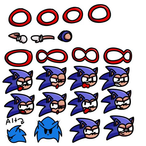 I Remade Sonics Sprites That Arent Dialogue Cuz Thats Too Much Work
