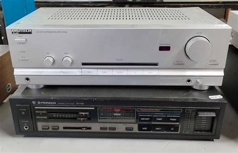 Lot A Digitech Amp Together With A Pioneer Amplifier