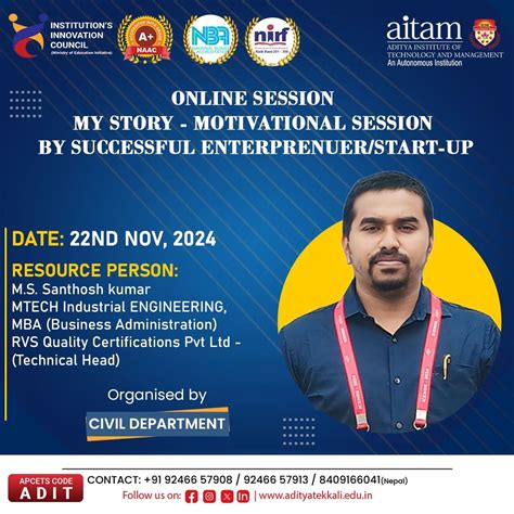 Aditya Institute Of Technology And Management On Linkedin Aitam