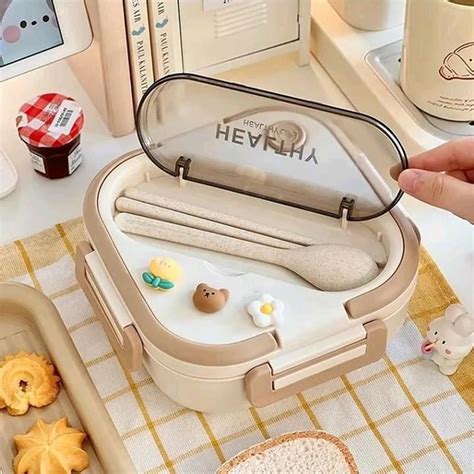 Pin By Anna Johnson On Cute Things 🐼🐹 Lunch Box With Compartments