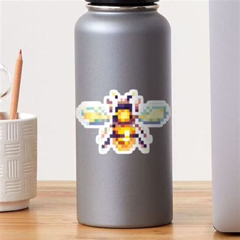 Cute Bee Pixel Art Sticker For Sale By Wb Creative Pixel Art Pixel