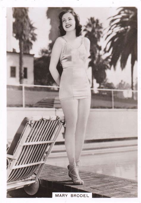 Mary Brodel Cinema And Cigarette Cards