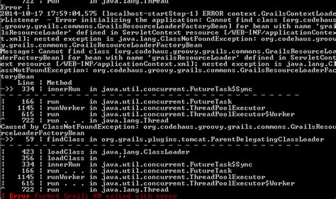 Unable To Upgrade From Grails 234 To 243 Cannot Find Grailsresourceloaderfactorybean
