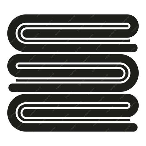 Premium Vector Textile Cloth Stack Icon Simple Vector Wool Knit Fabric Craft