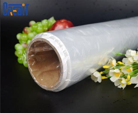 Pe Protective Plastic Food Wrapping Film Roll 60 Gauge Stretch Film