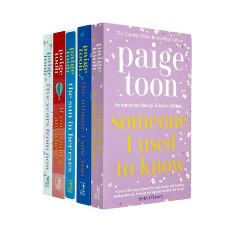 Paige Toon Collection 5 Books Set Someone I Used To Know The Minute I