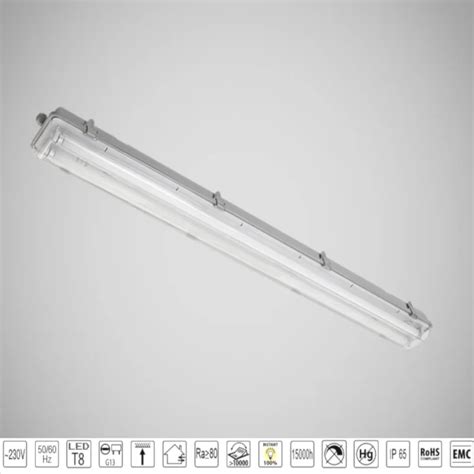 Corp De Iluminat Cu 2 Neoane Led 120cm 2x18w 4000k 4300k Ip65