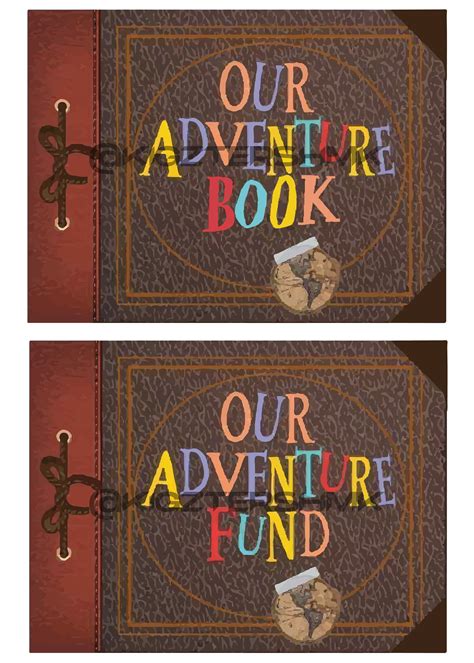 Pixar Up Our Adventure Bookfund Stickerdecal Decoration Pdfpng