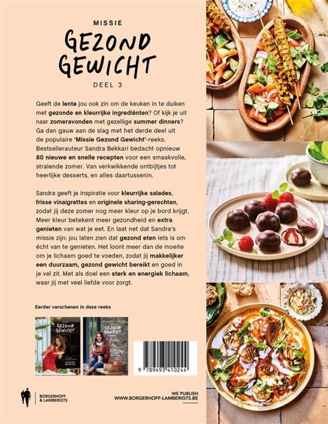 Missie Gezond Gewicht 3 Sandra Bekkari 9789493410244 Boeken Bol
