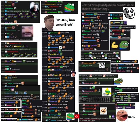 First Chat Messsage Feature And Other Notable Chat Messages During CSGO CmonBruh Ban Incident