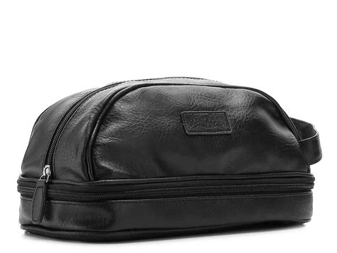 Black Leather Dopp Kit For Men ⋆ Best Fashion Blog For Men