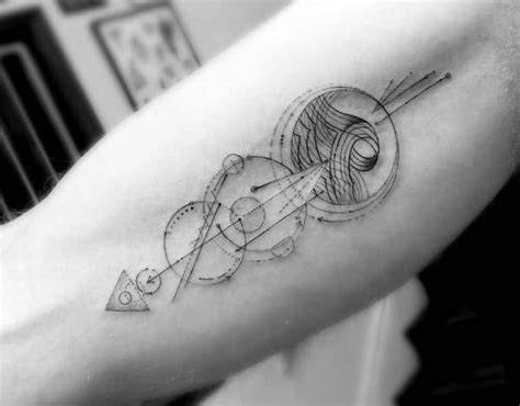 40 Cool Geometric Arrow Tattoo Designs For Men