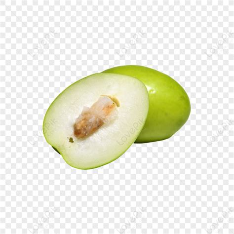 Green Jujube With Pit Green Date Reveal The Core Smooth Pits Jujube