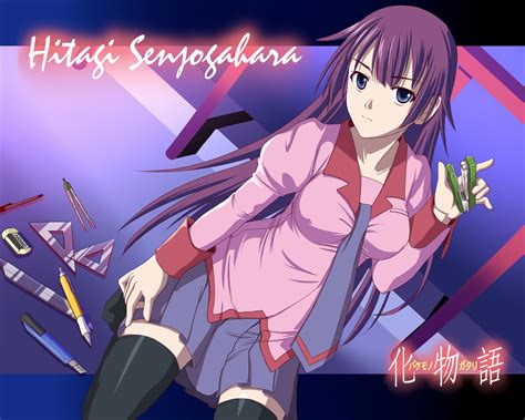 Bakemonogatari Monogatari Series Senjougahara Hitagi