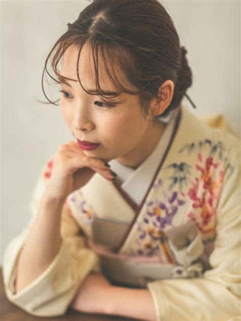 和装シニヨン デコルテフォトグラフィー 前撮り・フォトウェディング