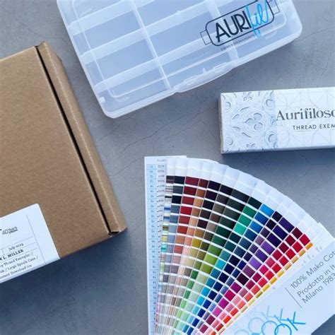 Aurifil Thread Labs Subscription Box Artistic Quilts With Colors Inc