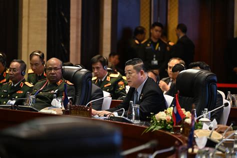Secretary General Of Asean Briefs The 11th Asean Defence Ministers