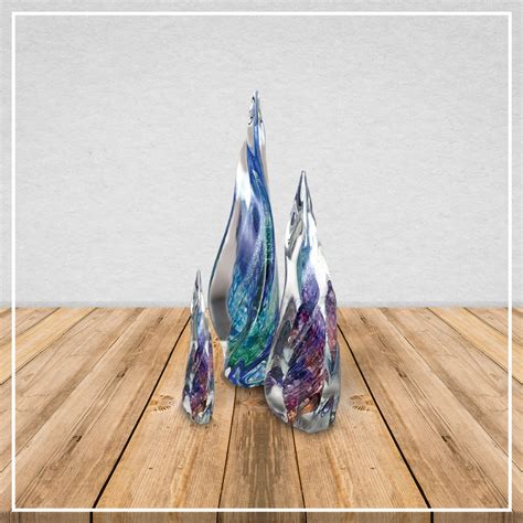 Large Eternal Flame Glass Art Heartland Cremation And Burial Society