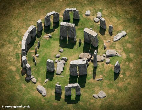 Aeroengland Aerial Photograph Of Stonehenge Wiltshire England Uk