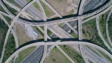 Atlanta Spaghetti Junction Freeways Aeri Stock Video Pond5