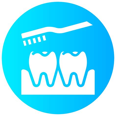 Tooth Brushing Vector Gradient Round Icon 26517417 Vector Art At Vecteezy