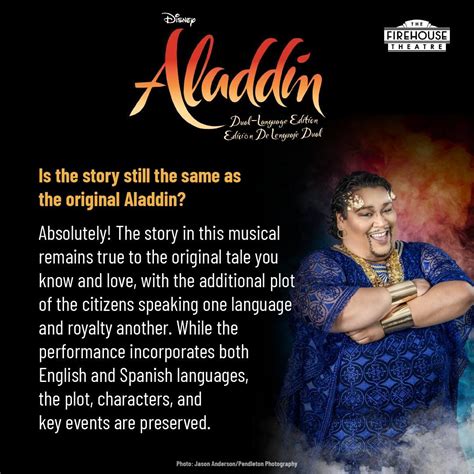 Disneys ‘aladdin Dual Language Edition The Firehouse Theatre — Onstage Ntx