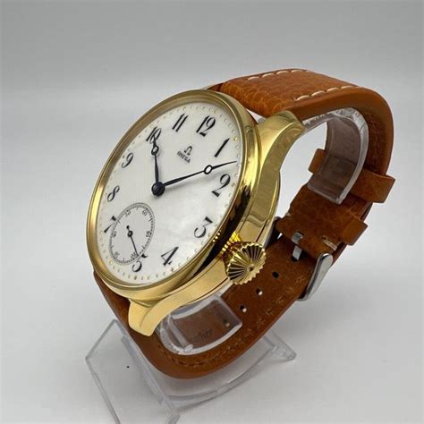 Marriage Pocket Watch Movement Omega Enamel Dial 48 Mm Watchcharts