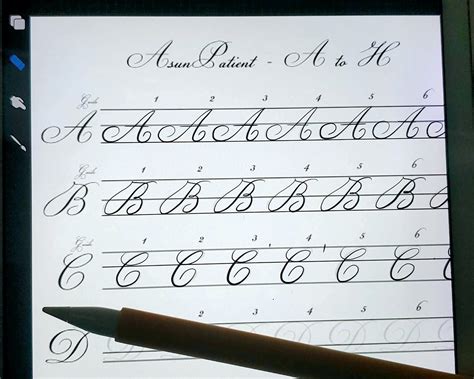 Copperplate Writing At Will Hannah Blog