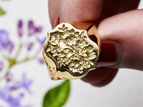 The Launch Of The Rebus Century Signet Ring 1920s Art Deco Hand