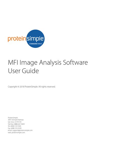 Mfi Image Analysis User Guide Final Pdf Window Computing Menu