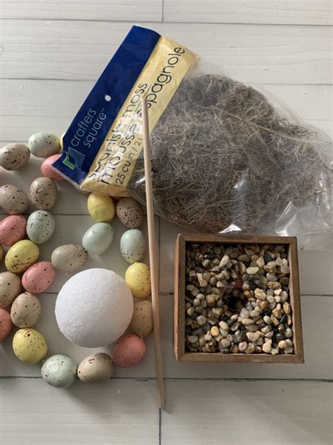 Diy Easter Topiary Lizzy And Erin