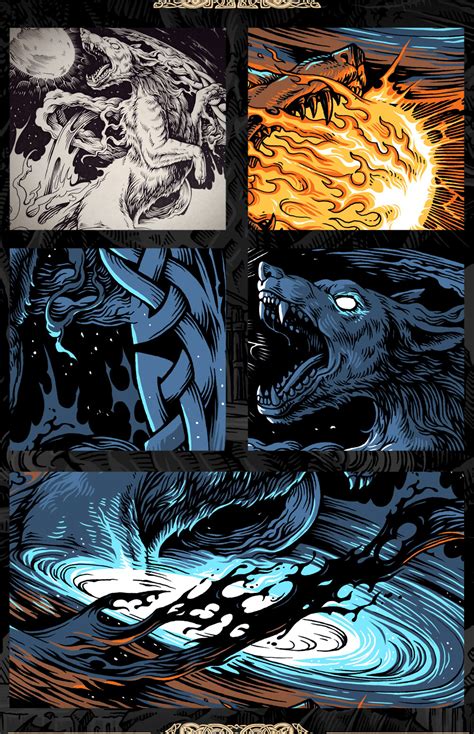 Skoll And Hati Norse Mythology