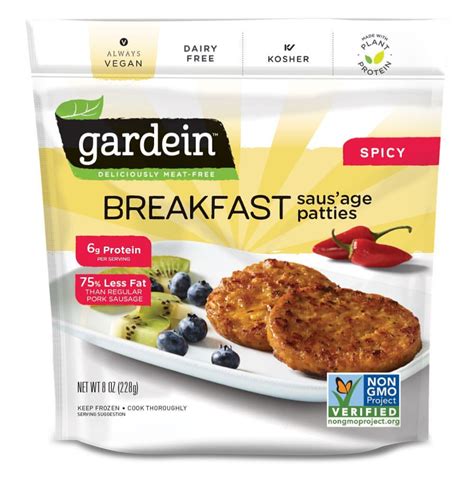 Gardein Spicy Breakfast Sausage Patties Ingredients Analysis Clean