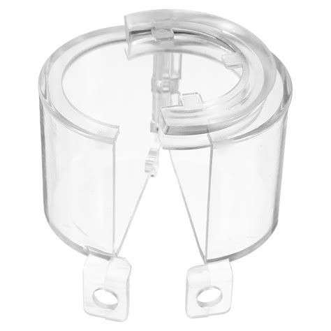 Homemaxs Push Button Cover Emergency Stop Button Lockout Plastic Switch Cover Protector Round