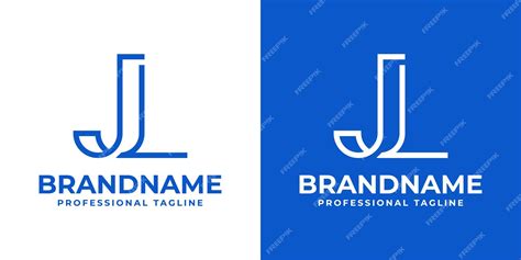 Premium Vector Letters Jl Monogram Logo Suitable For Any Business With Lj Or Jl Initials