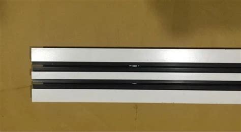 Polished 1200mm Hvac Linear Slot Diffuser For Hotel Shape Rectangle