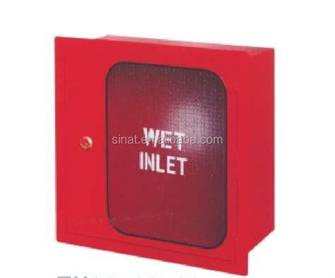 2 Way Breech Inlet And Dry Riser Inlet Fire Cabinet Easy Operation