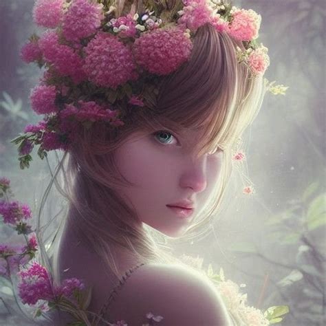 Girl In Nature R Nightcafe