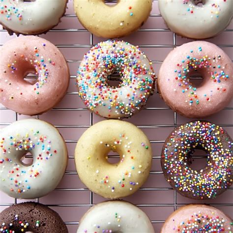 Mini Cake Mix Donuts Recipe Easy And Baked Zazacook
